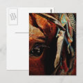 Amish Horse Eye Postcard | Zazzle