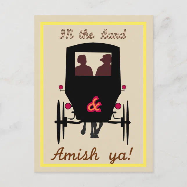 Amish Land Postcard | Zazzle