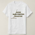 Amish Rake Fighting Champion T-Shirt | Zazzle