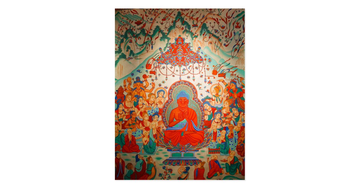 Amitabha Buddha Sukhavati Pure Land Postcard | Zazzle.com