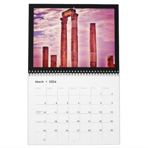 Amman Citadel, Jordan Calendar | Zazzle