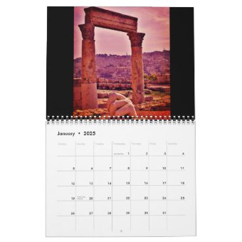 Amman Citadel, Jordan Calendar | Zazzle