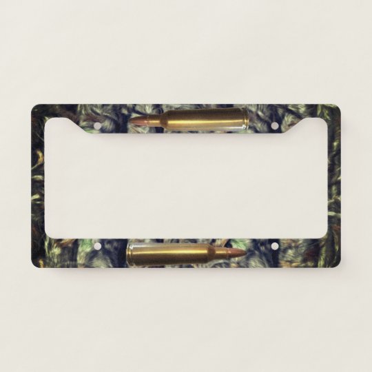 Ammo Bullet Hunting License Plate License Plate Frame | Zazzle.com