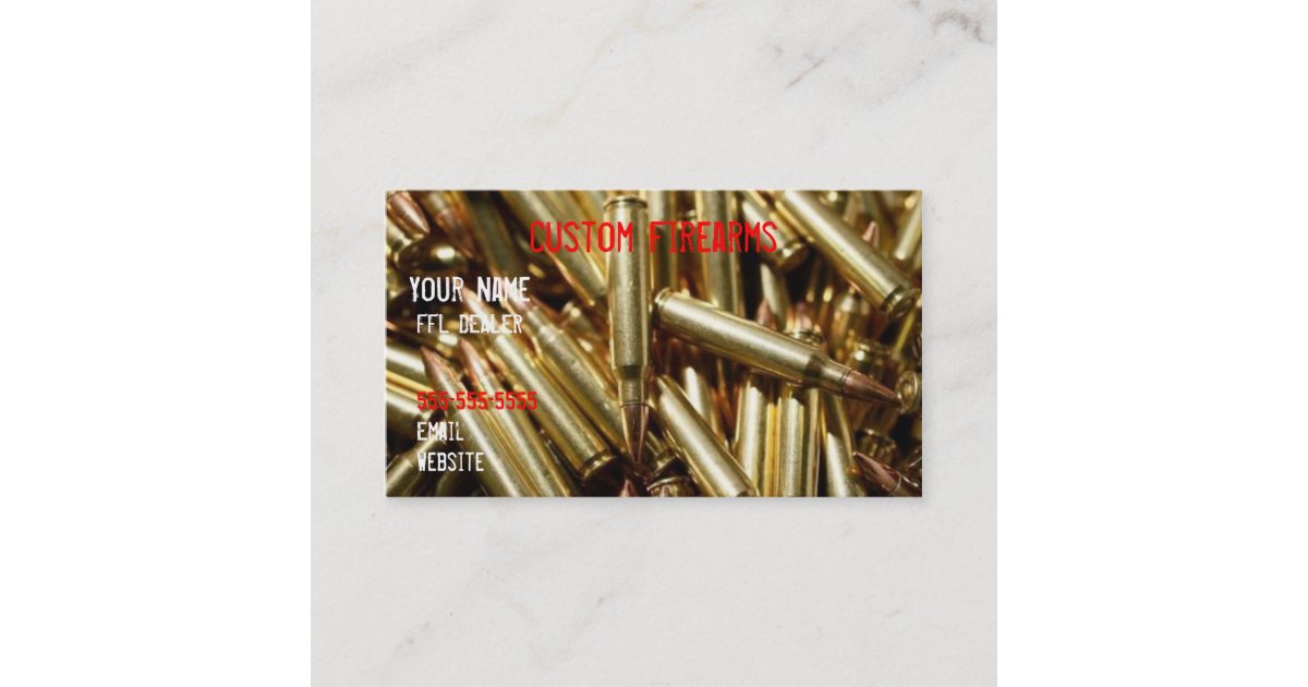 Ammo card | Zazzle