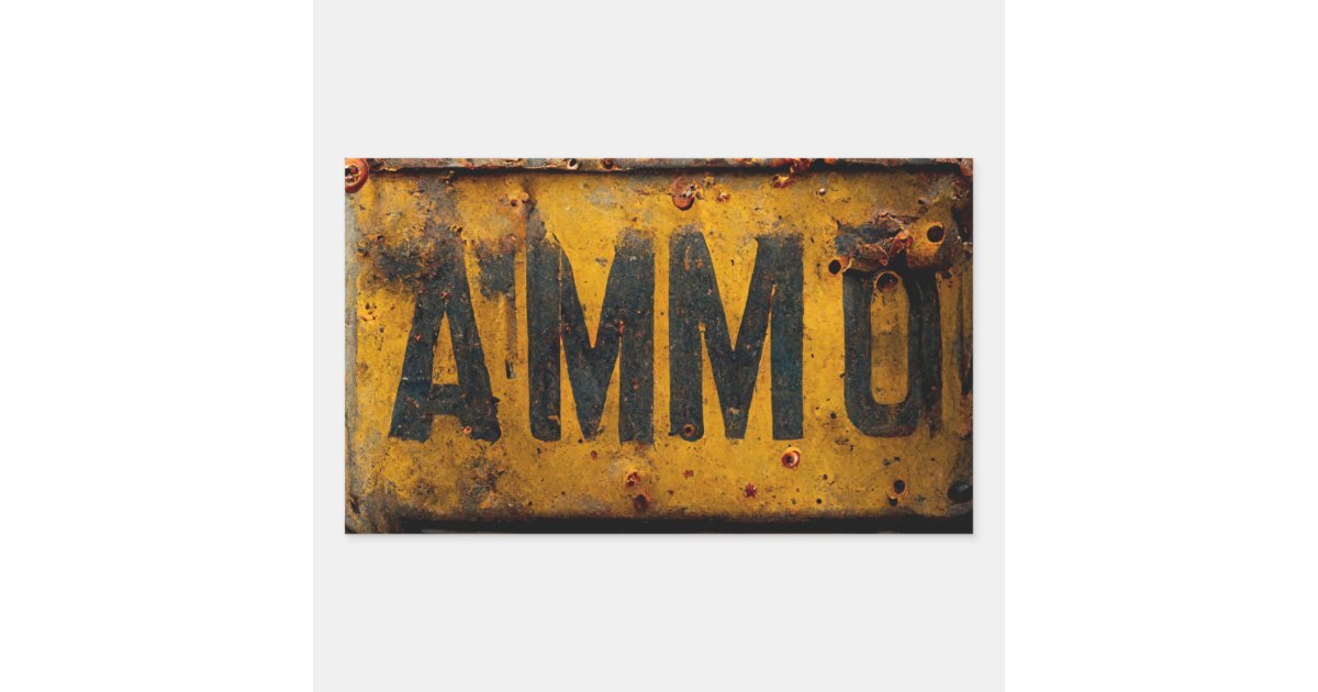AMMO Sticker | Zazzle