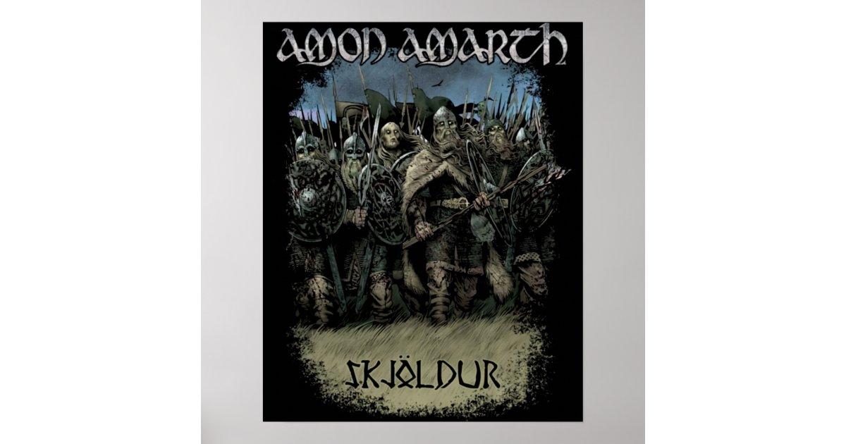 Amon Amarth Vintage Look Fan Gift Poster | Zazzle