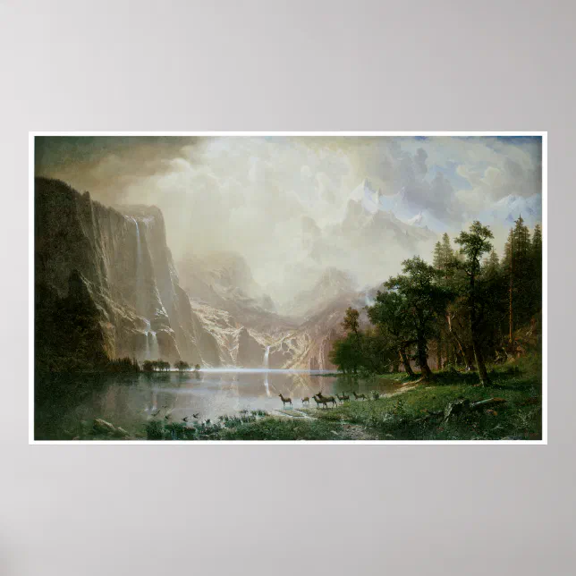 Among the Sierra Nevada Mountains, California Poster | Zazzle