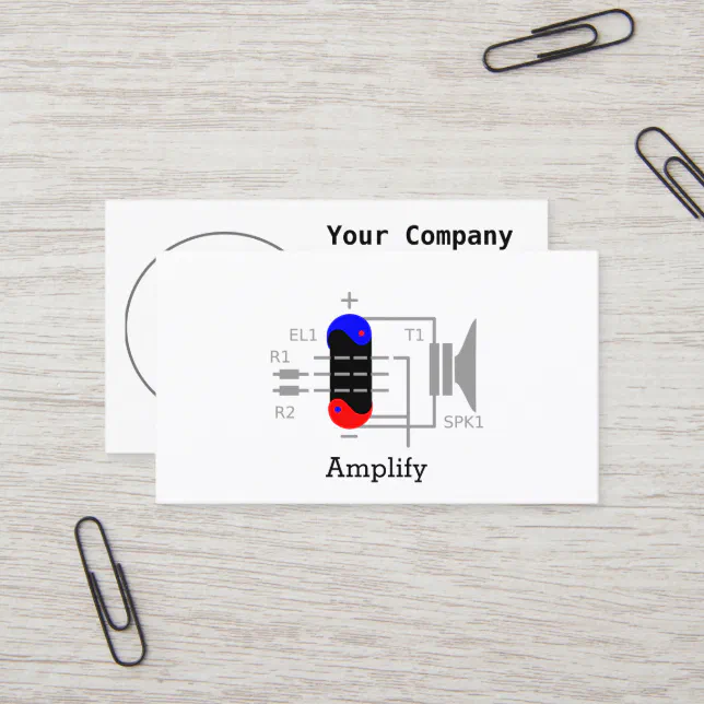 Amp Tube Business Card | Zazzle