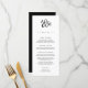 Ampersand Monogram Wedding Menu | Zazzle