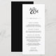 Ampersand Monogram Wedding Menu | Zazzle