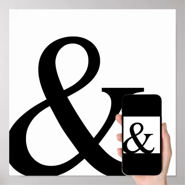 Ampersand sign, and sign | Zazzle