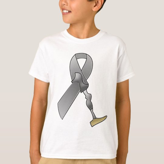 Amputee Awareness Ribbon T-Shirt | Zazzle.com
