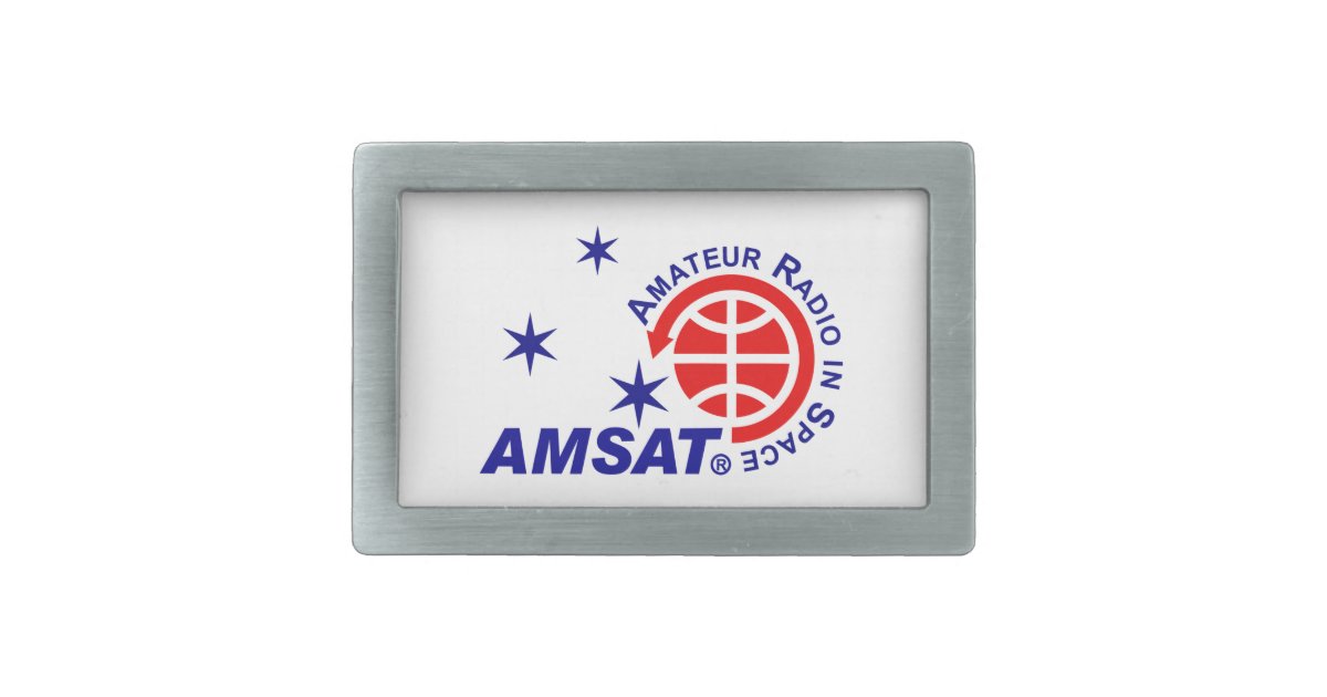 AMSAT Logo Belt Buckle | Zazzle