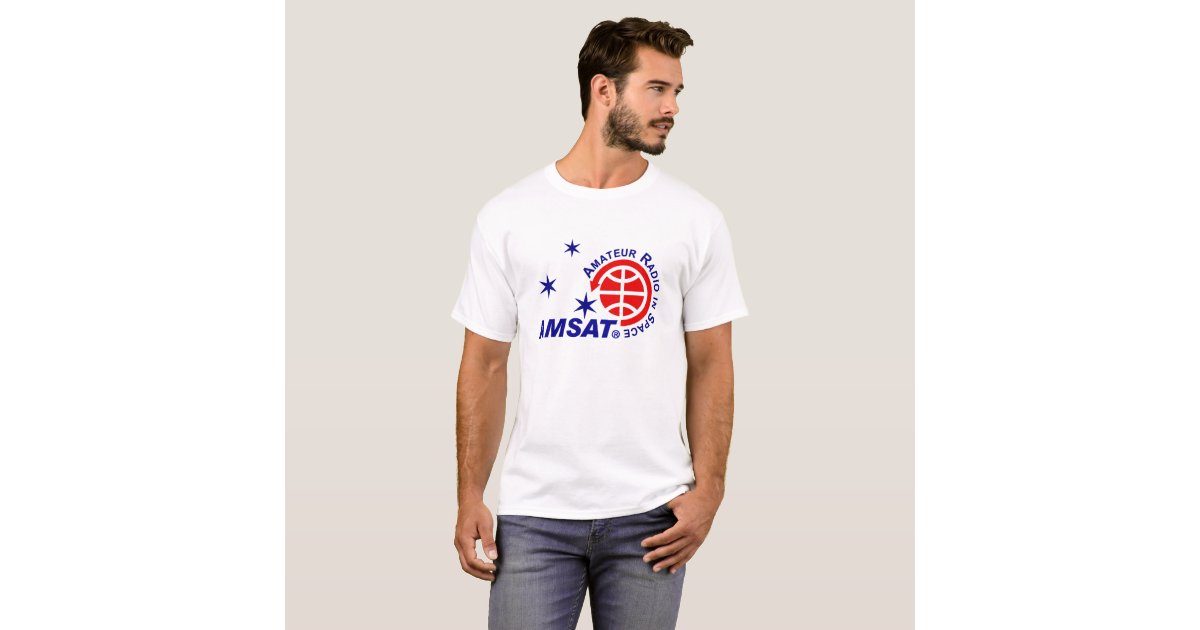 AMSAT Logo T-Shirt | Zazzle