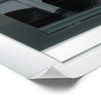 Amsterdam Canal Cityscape Fake Window View Poster | Zazzle