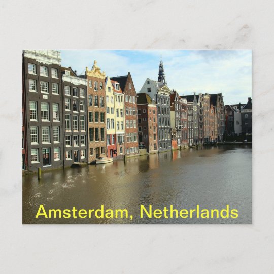 Amsterdam, Netherlands Postcard | Zazzle.com