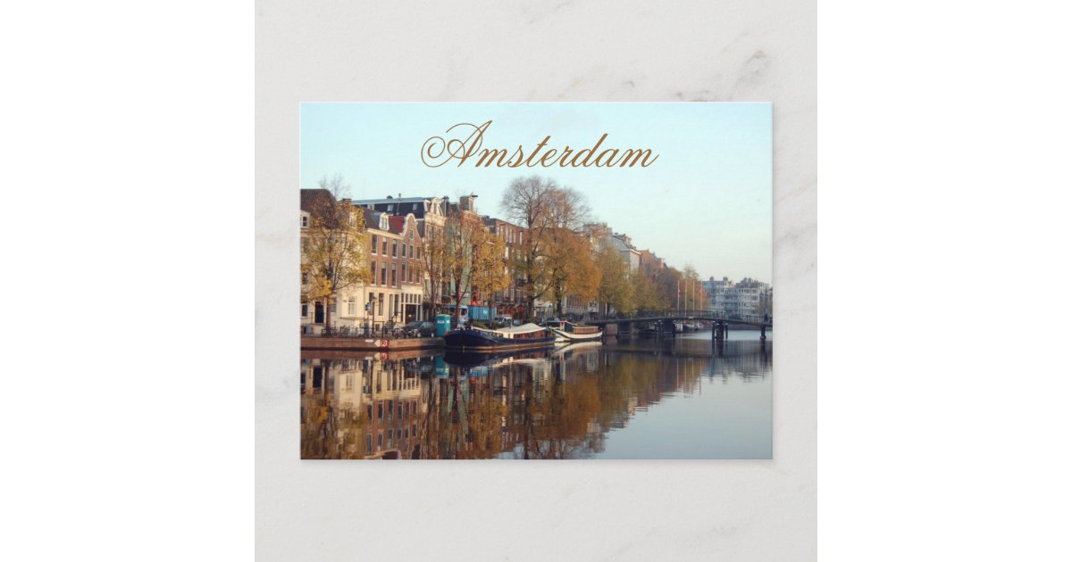 Amsterdam Post Card | Zazzle