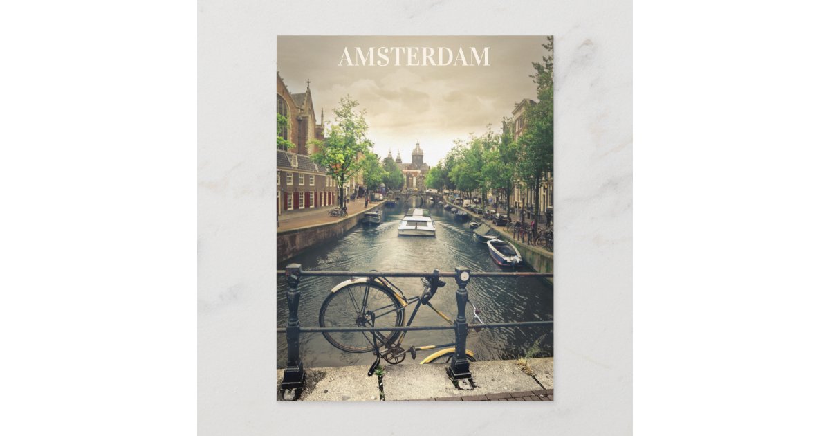 Amsterdam postcard | Zazzle