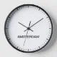 Amsterdam Time Zone Newsroom Clock | Zazzle