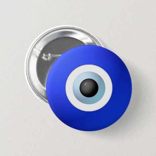 Amulet to Ward off the Evil Eye Pinback Button | Zazzle