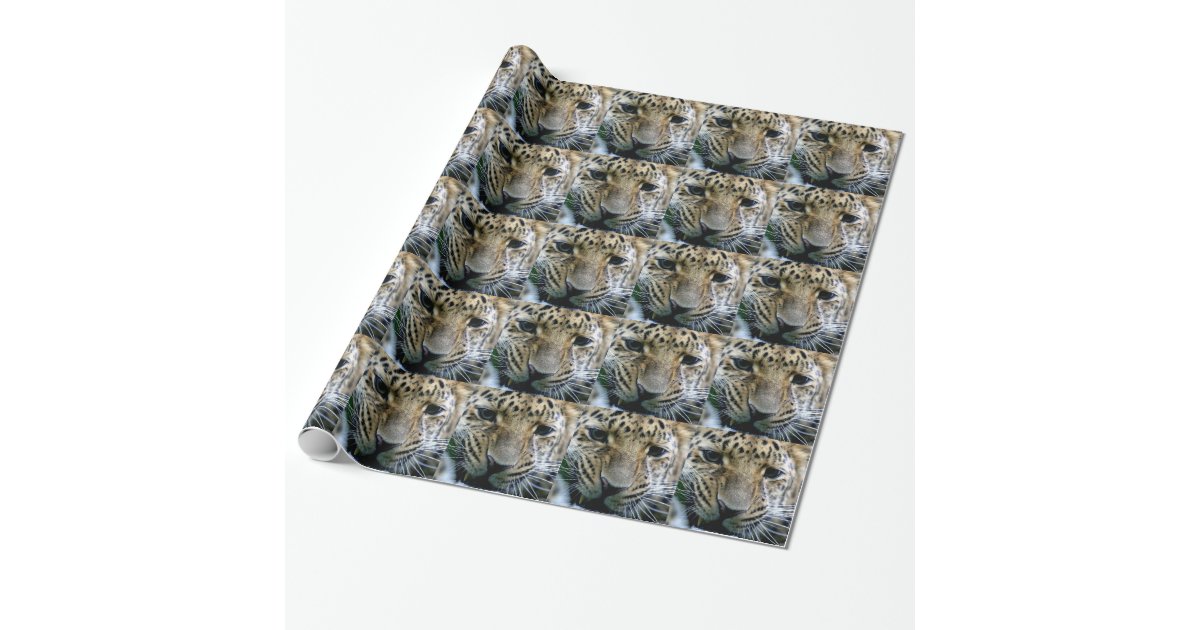 Amur Leopard Wrapping Paper | Zazzle