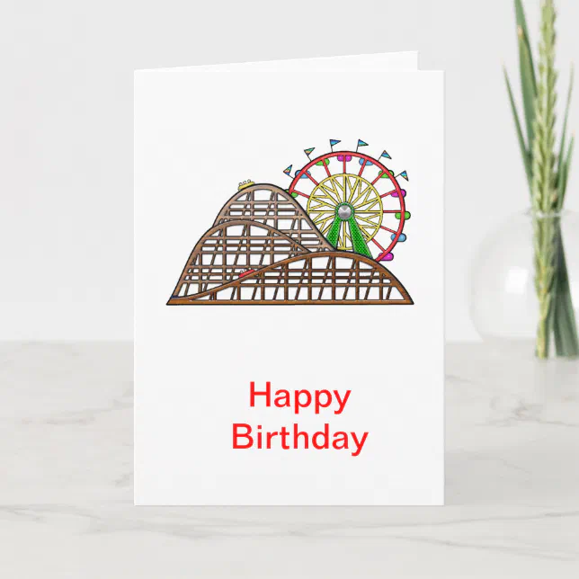 Amusement Park Card | Zazzle