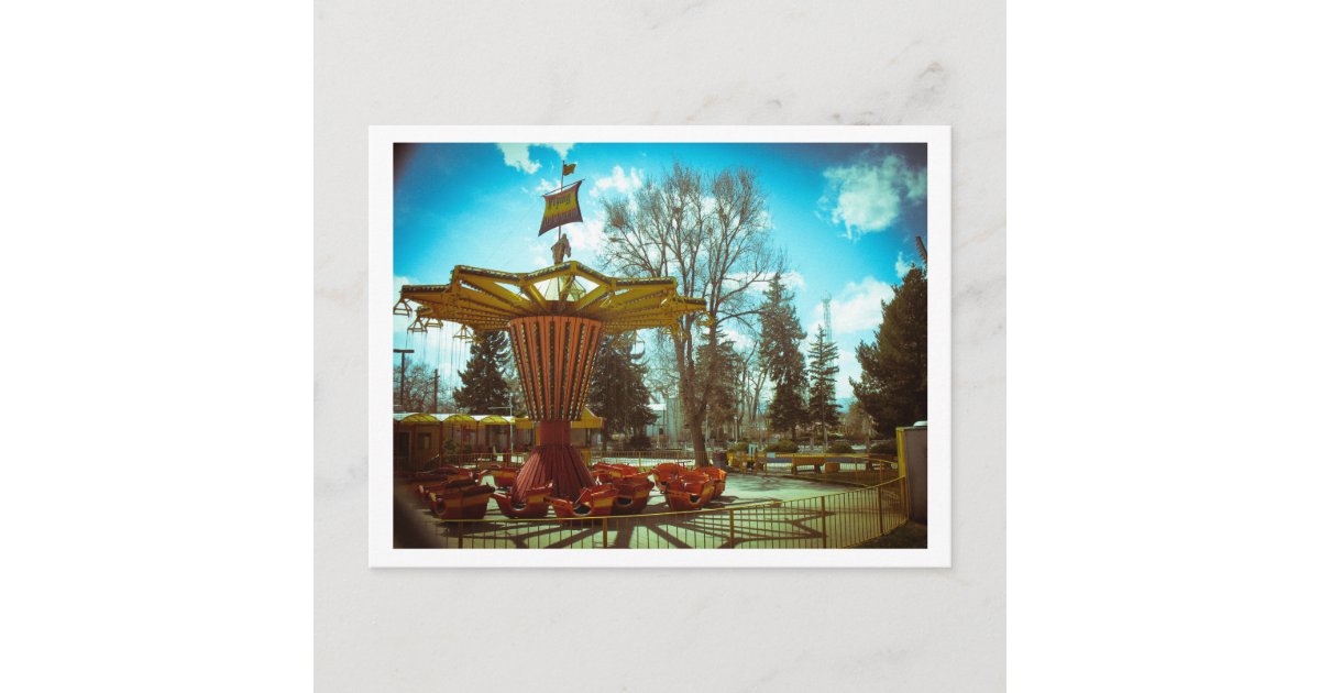 Amusement Park Nostalgia Postcard | Zazzle