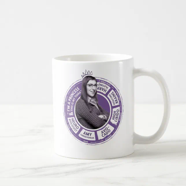 Amy Farrah Fowler Info Graphic Coffee Mug | Zazzle