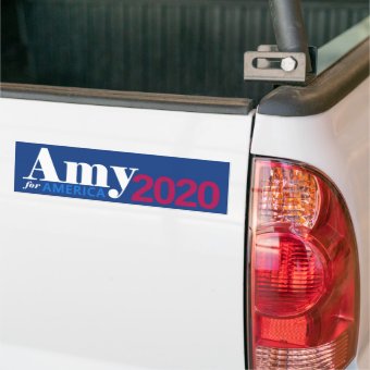 Amy for America Bumper Sticker | Zazzle