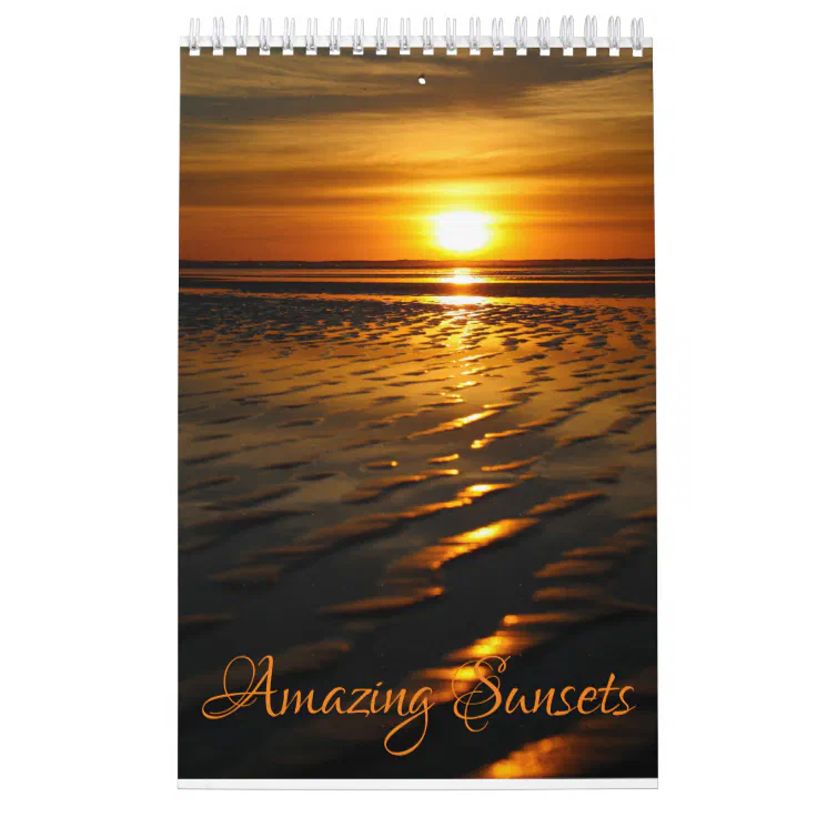 Amzing Sunset Calendar | Zazzle