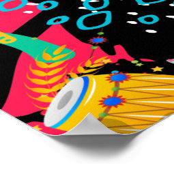 An Abstract Musical Blend Poster | Zazzle