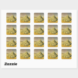 An Allegory of the 1871 War, 1871 Square Sticker | Zazzle