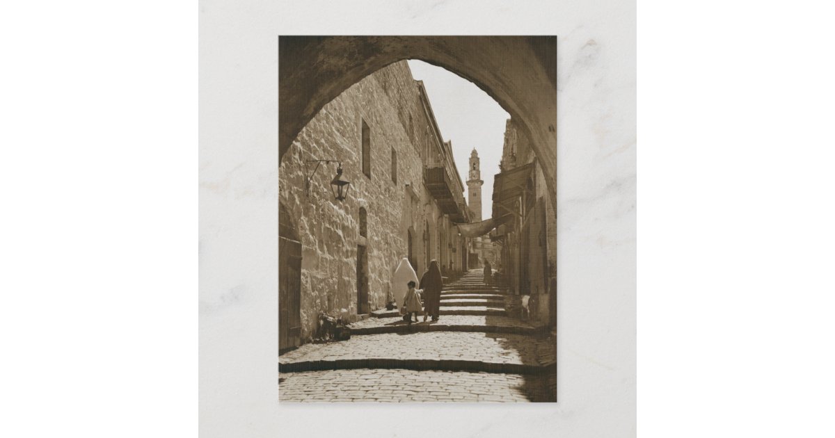 An alley in Jerusalem Postcard | Zazzle