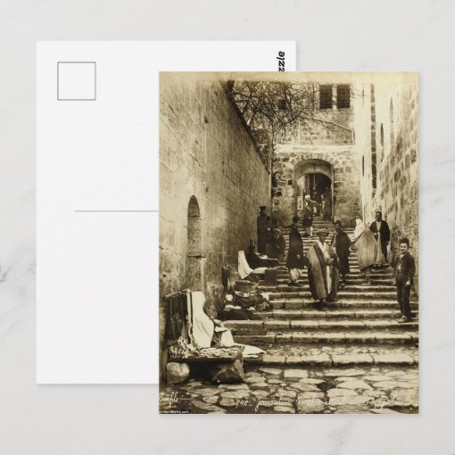 An alley in the old city of Jerusalem Postcard | Zazzle
