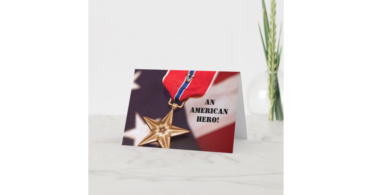 An American Hero! Thank You Card | Zazzle