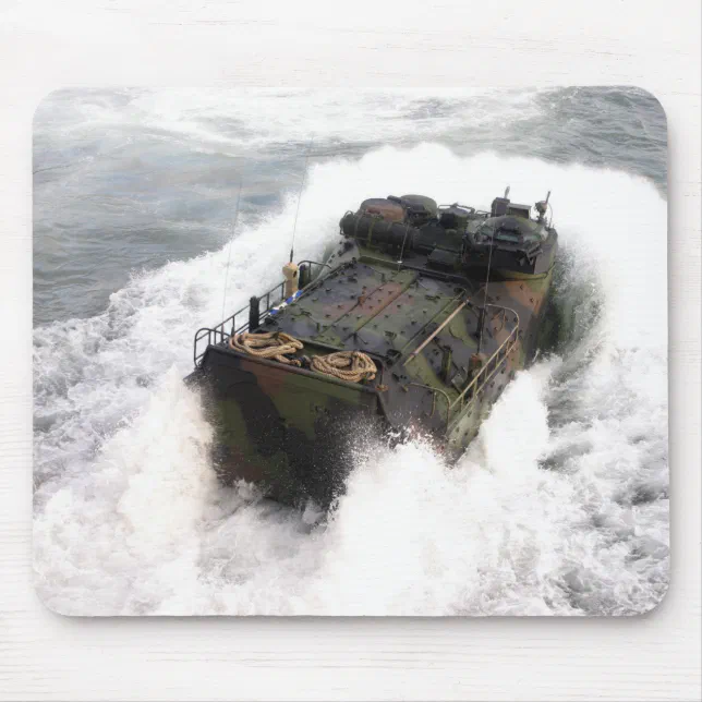 An amphibious assault vehicle 2 mouse pad | Zazzle