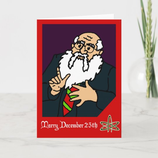 An Atheist Christmas Greeting Holiday Card | Zazzle.com