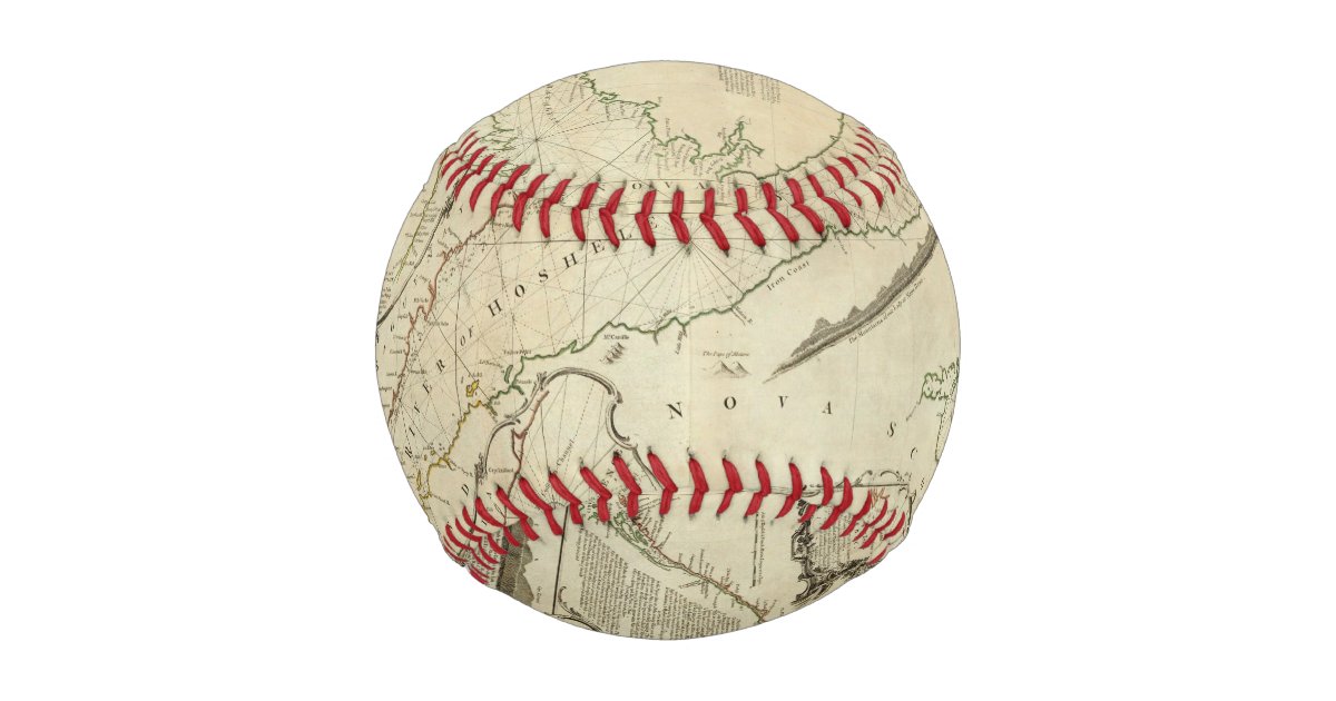 An Exact Chart of the River St Lawrence Baseball | Zazzle