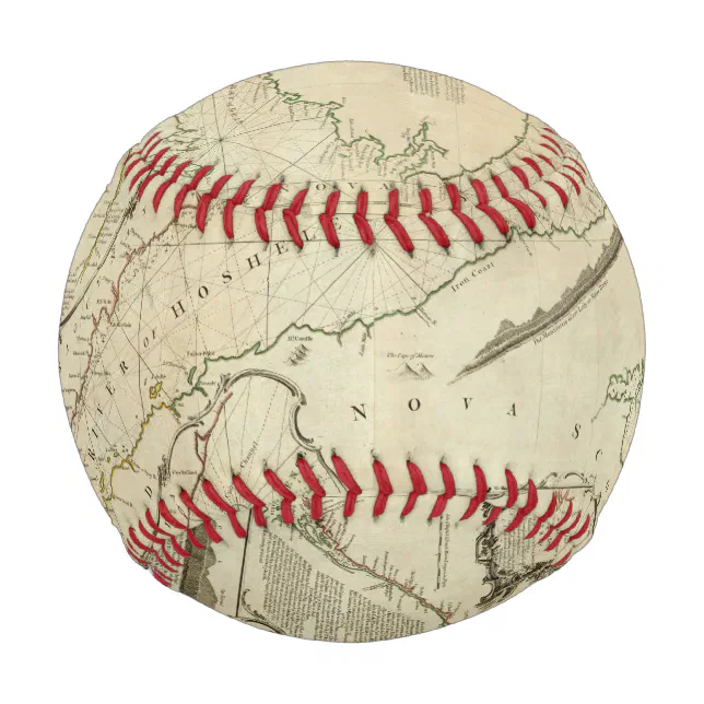 An Exact Chart of the River St Lawrence Baseball | Zazzle