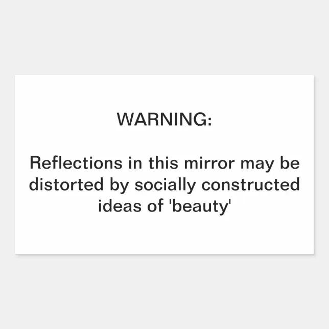 An important reminder rectangular sticker | Zazzle