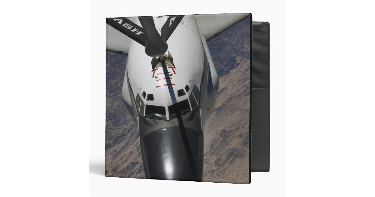 An RC-135 Rivet Joint Reconnaissance aircraft 3 Ring Binder | Zazzle