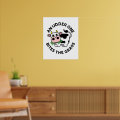 An Udder One Bites The Grass Funny Cow Pun Poster | Zazzle