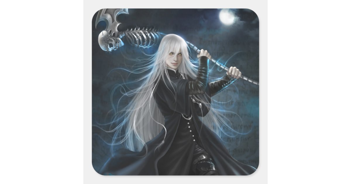 An Undertaker Square Sticker | Zazzle