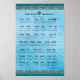 Ana b"Koach ~ Hebrew ~ English ~ Transliteration Poster | Zazzle