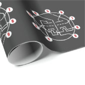 Analog Vacuum Tube Pin Layout Amplifier Preamp Wrapping Paper | Zazzle