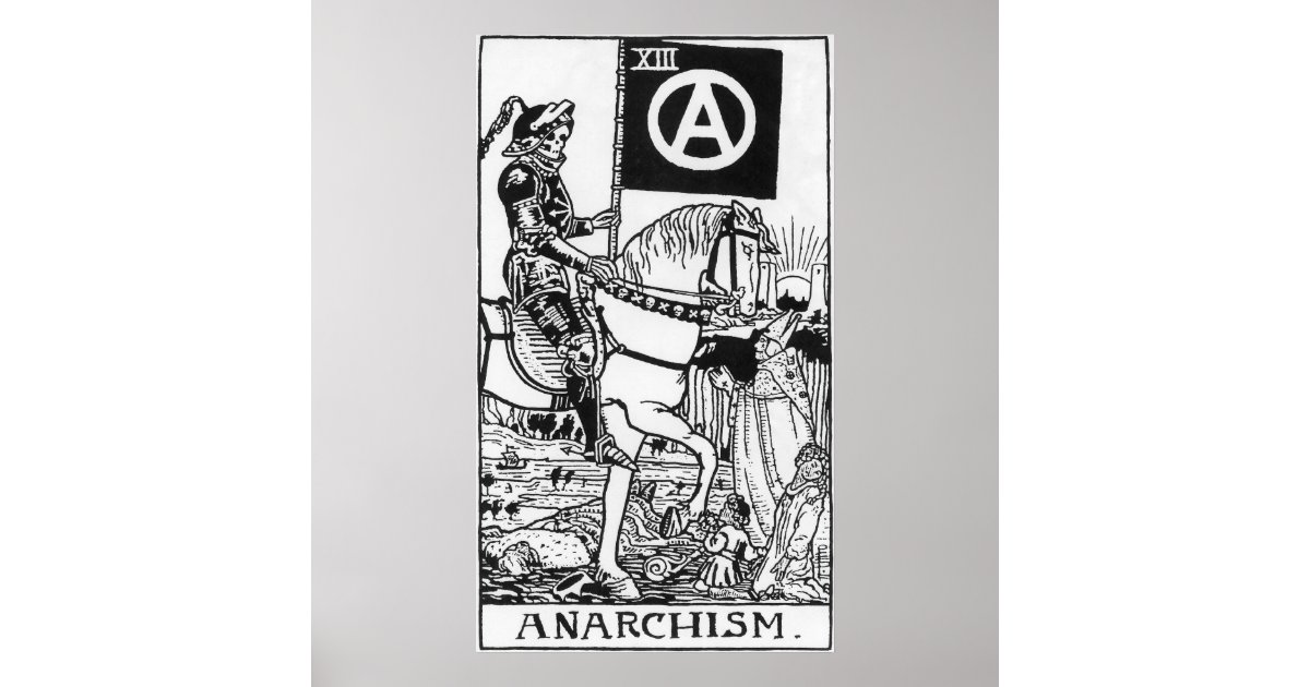 Anarchism gothic poster | Zazzle