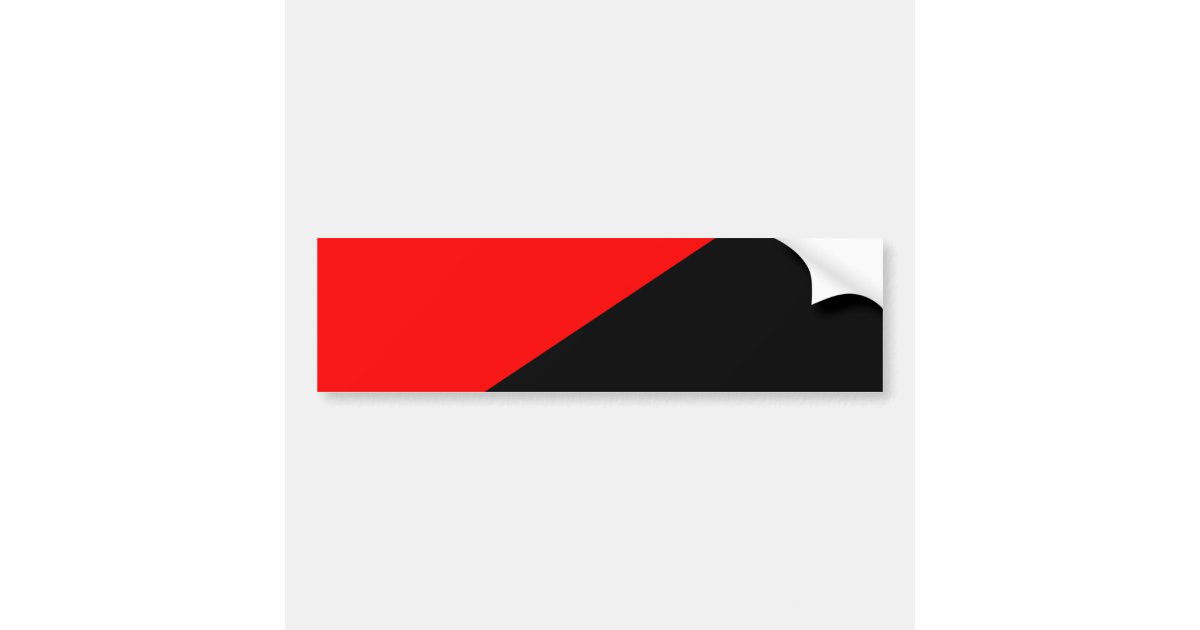 Anarchist Flag (Anarchism) Bumper Sticker | Zazzle