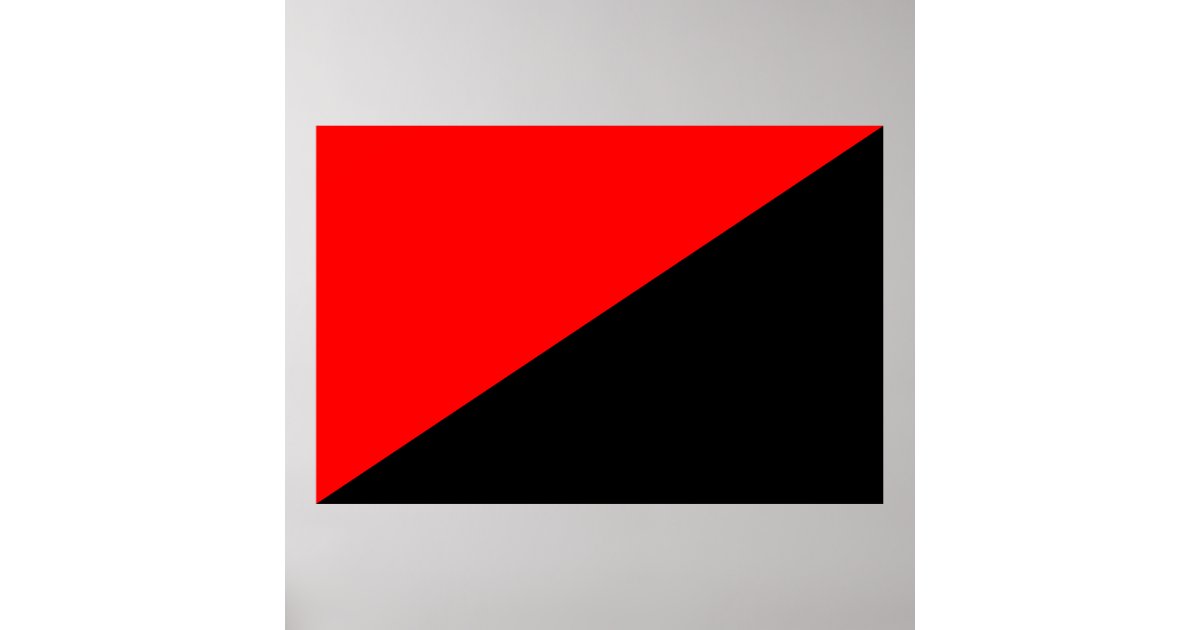 Anarchist Flag (Anarchism) Poster | Zazzle