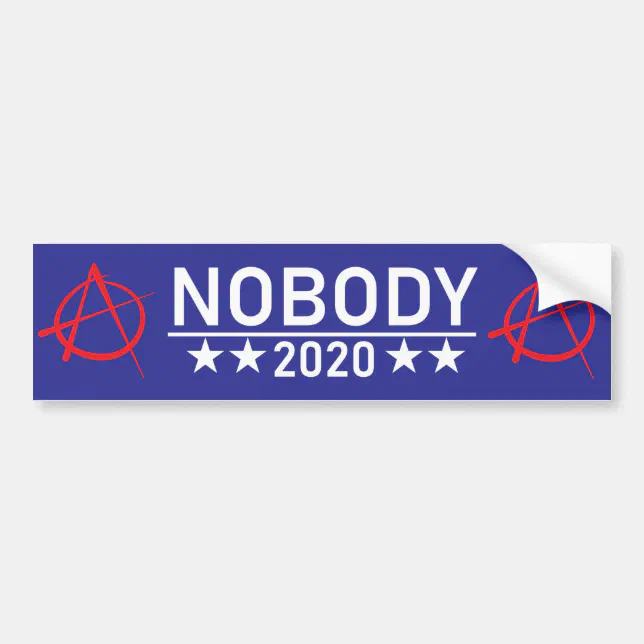 Anarchist party 2 bumper sticker | Zazzle