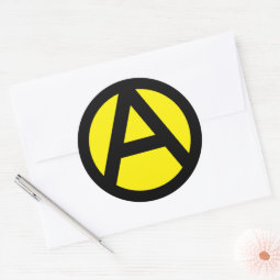 Anarcho-Capitalism Classic Round Sticker | Zazzle